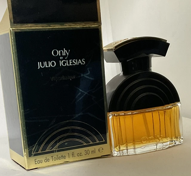 ONLY BY JULIO Iglesias Eau De Toilette 30ml Spray Vaporisateur Vintage ...