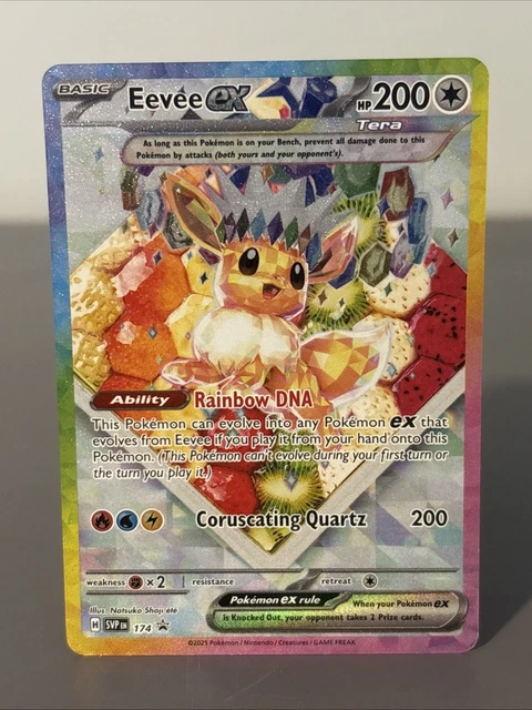 EEVEE EX 174 Scarlet & Violet Promo Prismatic Evolutions Set NM $38.88 ...