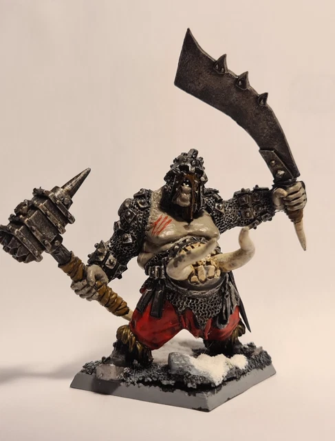 GAMES WORKSHOP WARHAMMER Ogre Kingdoms Tyrant Complete Metal Fantasy ...