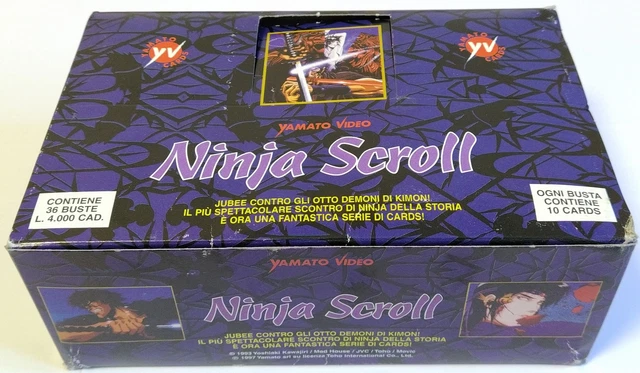 NINJA SCROLL CARDS Box 36 Sealed Packs Yamato £37.43 - PicClick UK