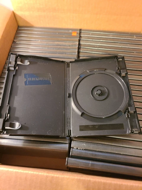 BLOCKBUSTER DVD CASE lot 50 DVD Cases Single & Double Disk case $53.30 ...