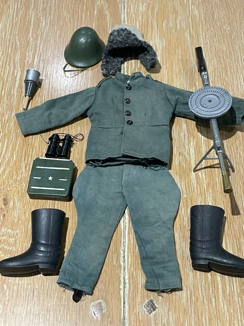 ACTION MAN PALITOY Russian Infantry uniform with Accessories vintage ...