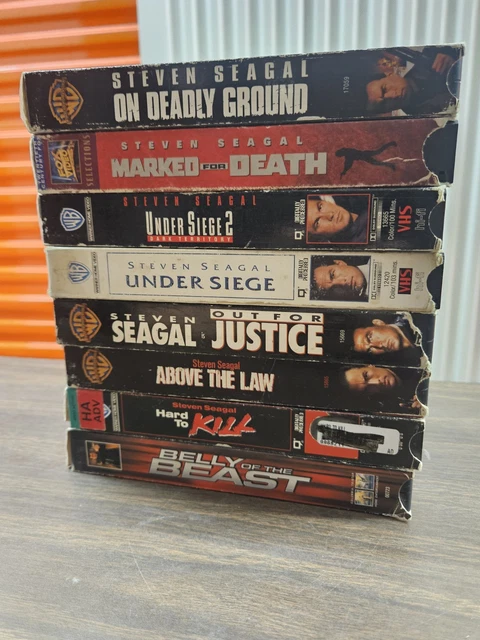 STEVEN SEGAL VHS Lot (VHS) 8 Movies Rare Vintage USED with Cases £15.27 ...