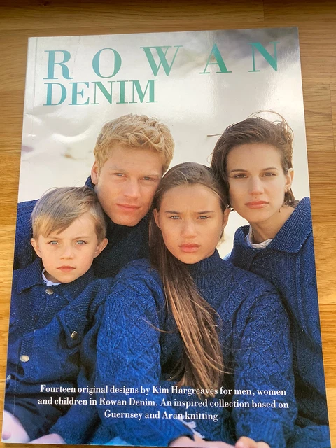 ROWAN DENIM KNITTING Pattern Book By Kim Hargreaves £3.99 - PicClick UK