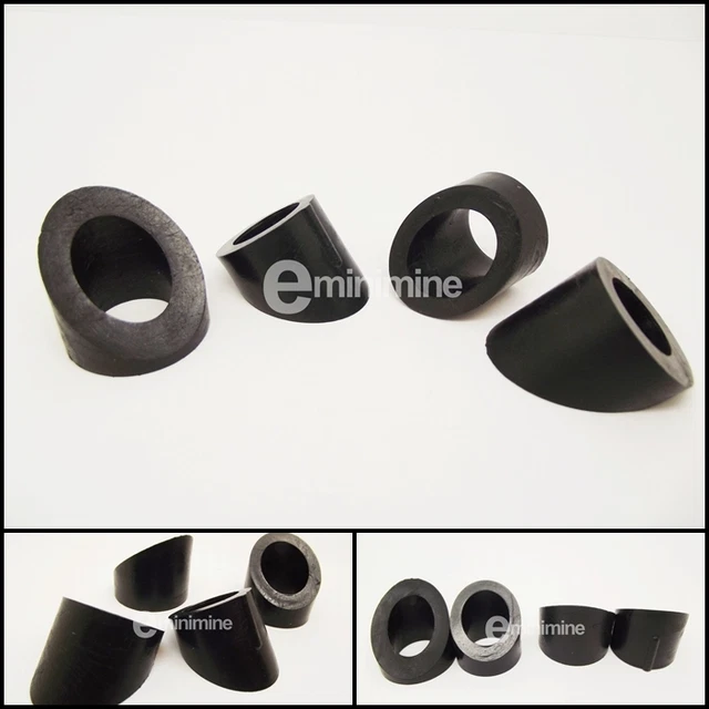 CLASSIC MINI WIPER Wheel Box Bezel Kit Black PAIR 37H7201 bush scuttle ...