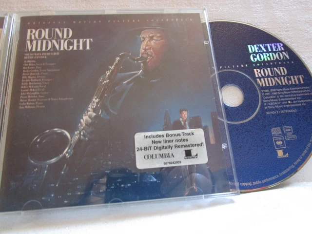 ROUND MIDNIGHT (ORIGINAL Motion Picture Soundtrack) Dexter Gordon CD ...