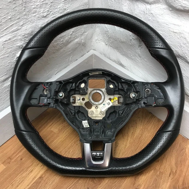 GENUINE VW GOLF MK6 GTI, leather DSG steering wheel 5K0419091. Scirocco ...
