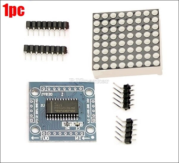 DOT MATRIX MODULE Control Display Kit Microcontroller Module Arduino ...