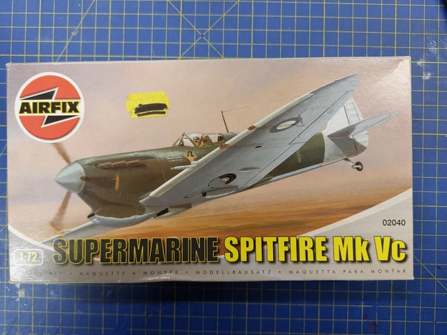 AIRFIX 1/72 SCALE Supermarine Spitfire Mk Vc Model Kit £13.00 - PicClick UK