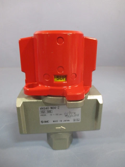 SMC PNEUMATIC LOCK Out Shutoff Valve 15-150 Psi Vhs40-N04-Z £47.42 ...
