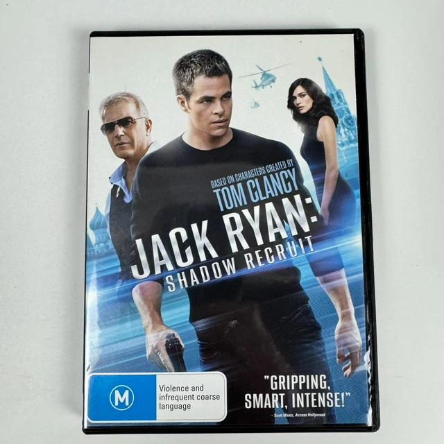 JACK RYAN SHADOW Recruit (DVD 2014) Keira Knightley Chris Pine Kevin ...