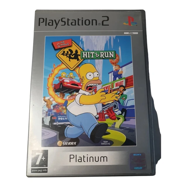 SIMPSONS HIT AND Run PS2 Console Game Platinum Playststion 2 £14.99 ...