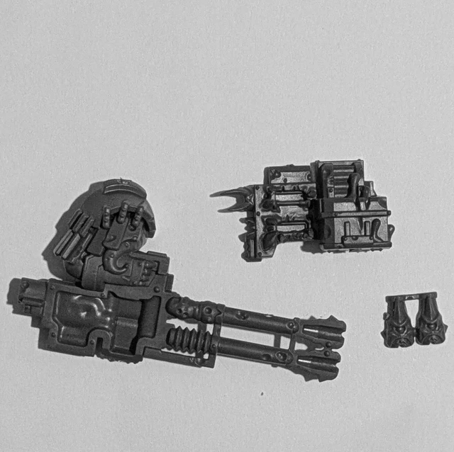 DEATH GUARD BLIGHTLORD Terminators Reaper Autocannon Warhammer 40k £2. ...