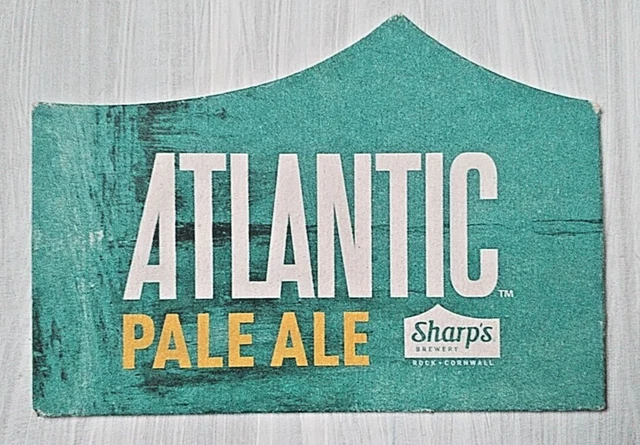 BEER MAT.ATLANTIC PALE Ale, Sharps,Cornwall .Collectable Breweriana ...