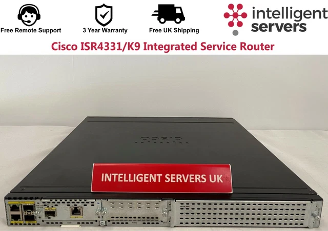 CISCO ISR4331/K9 INTEGRATED Service Router £180.00 - PicClick UK