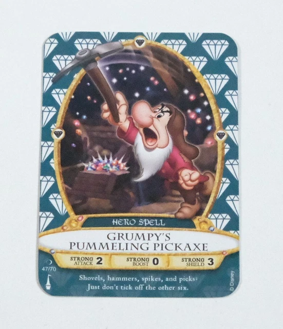 WDW DISNEY #47 Grumpy's Pummeling Pickaxe Sorcerers of the Magic ...