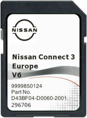 2021 NISSAN CONNECT 3 SD Card Map Update V6 Europe QASHQAI JUKE MICRA ...