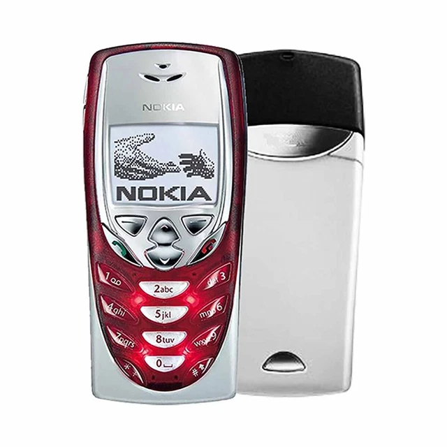 NOKIA 8310 MINI Sim Mobile Cellular Button Phone Red Unlocked Original ...