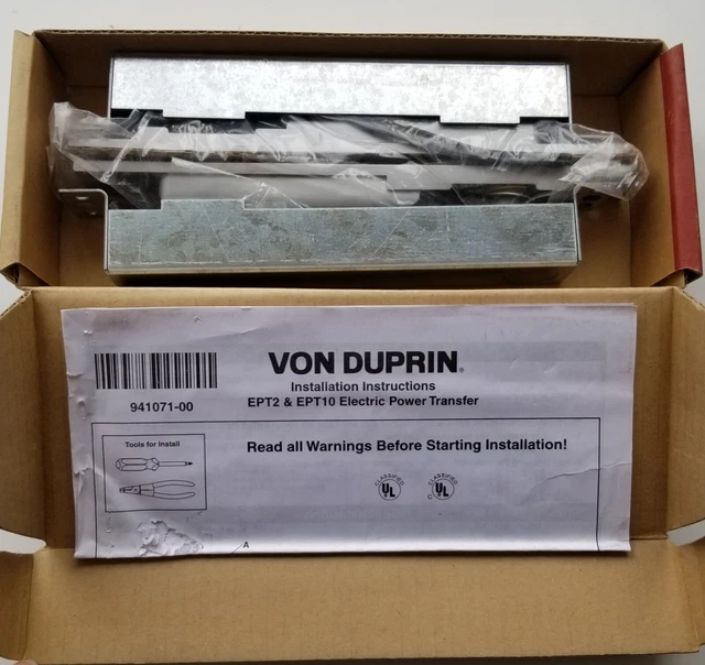 VON DUPRIN INGERSOLL Rand Power Transfer EPT 2 SP28 NH EPT2 $249.99 ...