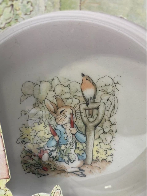 PETER RABBIT BY Wedgwood England Beatrix Potter White Designer Serving ...