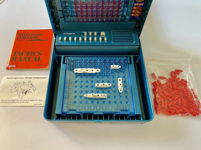 BATTLESHIP COMMAND VINTAGE Talking Classic Warship Electronic Game | V ...