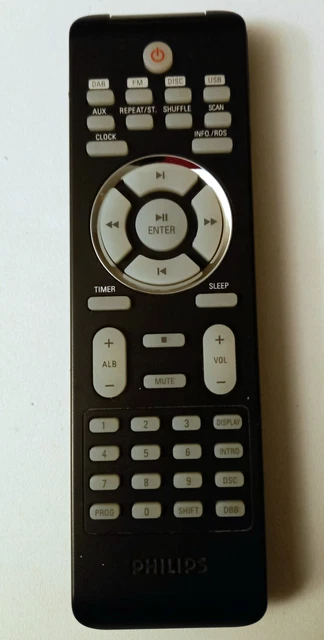 PHILIPS MICRO HI-FI Stereo System Remote Control - MCB275/05 MCB275/05B ...
