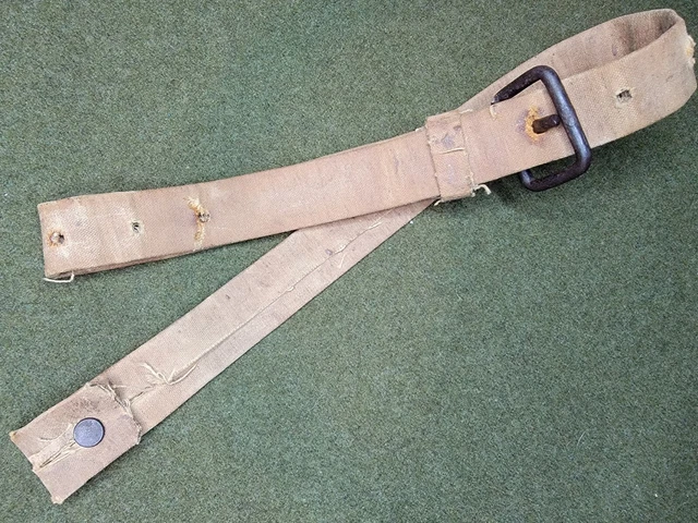 WWII JAPANESE TYPE 99 ARISAKA RIFLE WEB SLING rubberized canvas ...