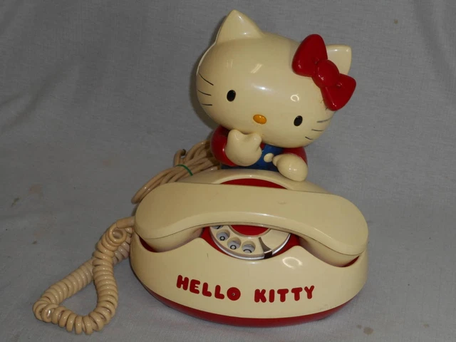 VINTAGE 1976 SANRIO Hello Kitty Rotary Dial Phone (Tamura Denki) £510. ...
