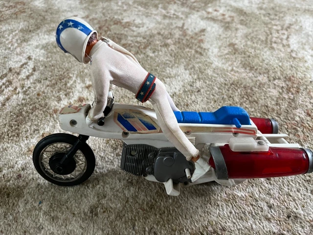 EVEL KNIEVEL SUPER Jet Cycle. Vintage Play worn. £60.00 - PicClick UK