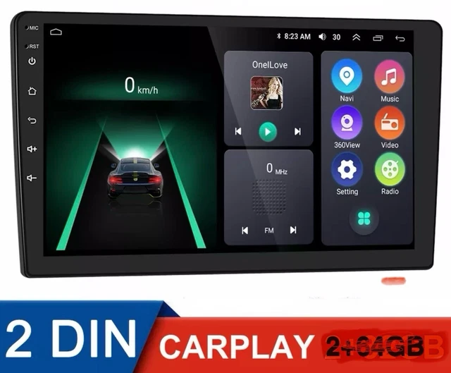ANDROID HEAD UNIT Carplay GPS NAVI WiFi Bluetooth Touch Screen Car ...