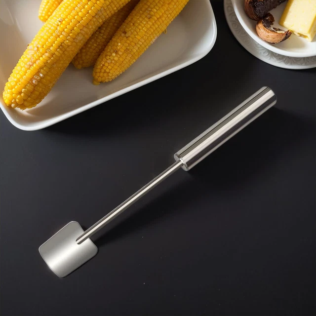 STAINLESS STEEL CORN Cutter Easy Clean Corn on The Cob Remover Kitchen ...