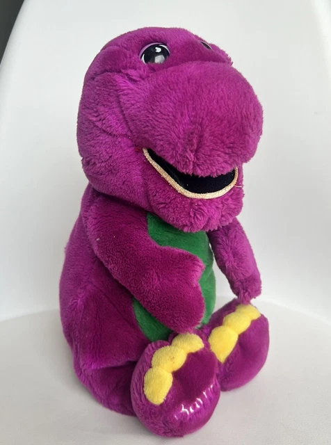 VINTAGE BARNEY THE Purple Dinosaur Plush Character Toy 1992 Lyons Group ...