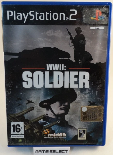 WWII SOLDIER SONY PS2 PLAYSTATION 2 Pal Eu Eur Eng Italien Original ...