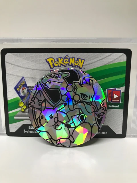 POKEMON CHARIZARD, MEWTWO, Pikachu GX Jumbo Coin + Code Card Battle ...