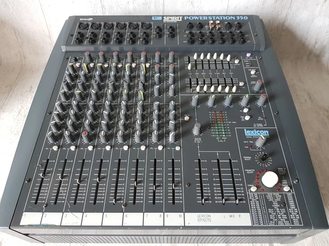 SPIRIT BY SOUNDCRAFT Powerstation 350 Mixing Desk £162.44 - PicClick UK