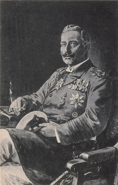 KAISER WILHELM II. Portrait Patriotique Carte Postale De Bienfaisance ...