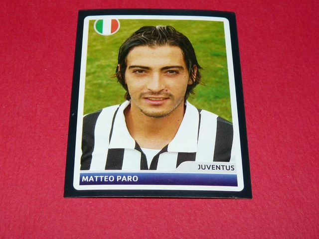 369 M. PARO Juventus Italia Uefa Panini Football Champions League 2006 ...