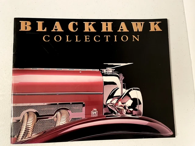BLACKHAWK COLLECTION VINTAGE car brochure classic photos museum auto ...