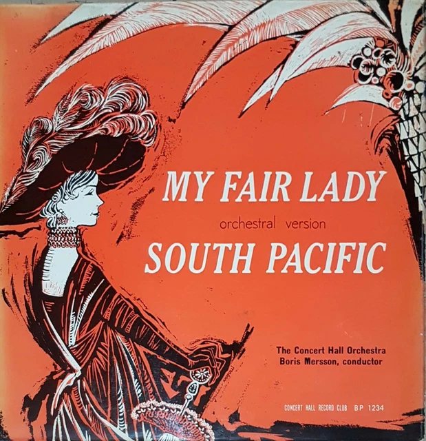 CONCERT HALL ORCHESTRA* - My Fair Lady - Orchester- LP Vinyl Scha EUR ...
