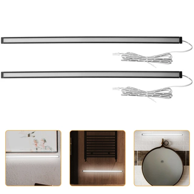 2PCS RECHARGEABLE UNDER Cabinet Lighting Kit for Under Cabinet Kitchen ...