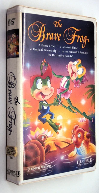 THE BRAVE FROG VHS 1989 Kids Animated Fantasy Hemdale Home Video Tape ...