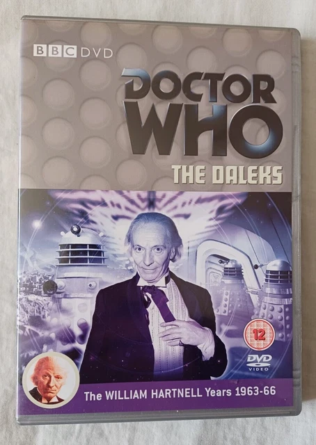 DOCTOR WHO THE DALEKS DVD William Hartnell. uk release Silver Case ...