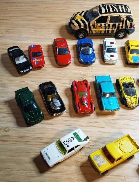 SPIELZEUGAUTOS WELLY, MATTEL, Matchbox, Siku, Hotwheels, usw. (46 Stück ...