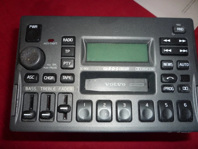 VOLVO S70 V70 C70 MK1 XC70 CD Cassette Player Radio Stereo SC 802 WITH ...