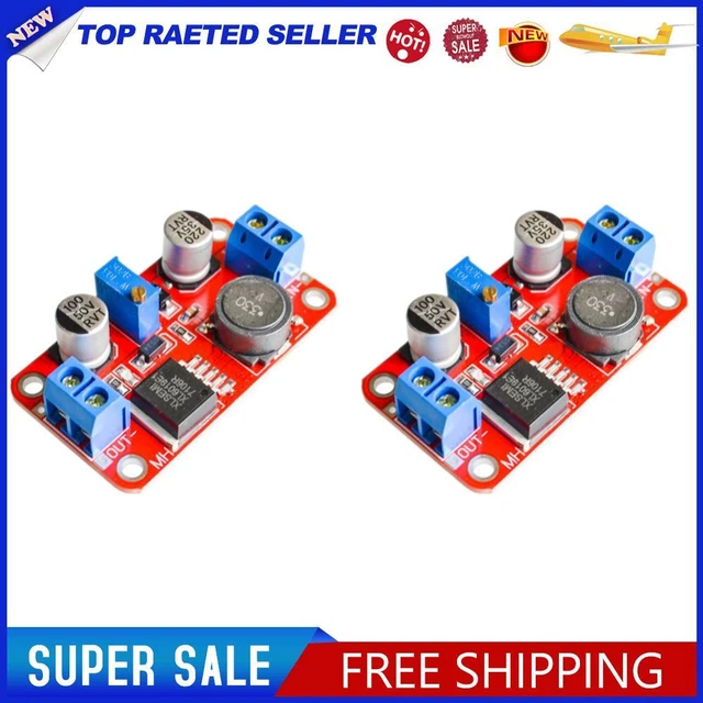 XL6019 ADJUSTABLE OUTPUT DC-DC Step Up Power Module Voltage Converter ...