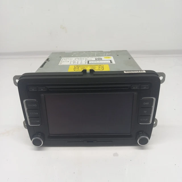 VOLKSWAGEN GOLF HEAD Unit Infotainment System Match Mk6 2008 To 2013 £ ...