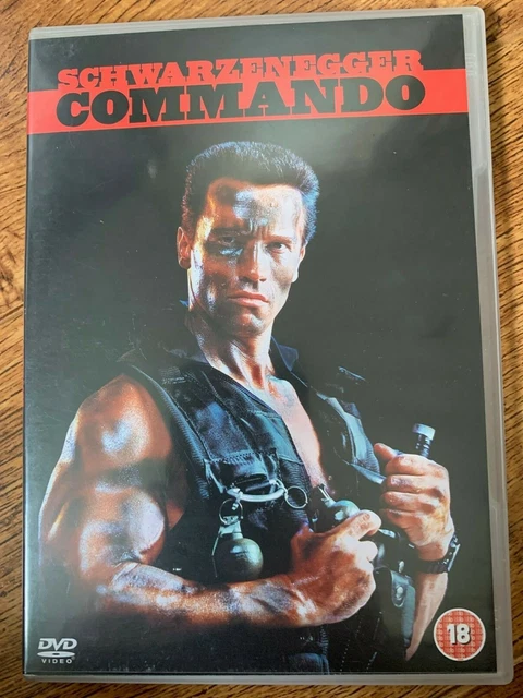 COMMANDO DVD 1985 Arnold Arnie Schwarzenegger 1980s Action Film ...