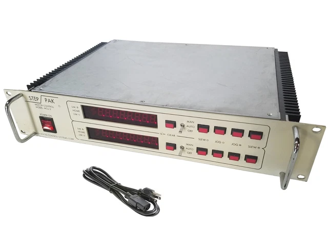 ADVANCED CONTROL SYSTEMS ACS MCU-2 Step Pak Motor Control #1 ~ Rack ...