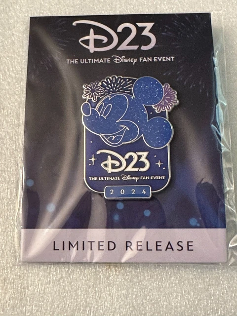 DISNEY D23 EXPO 2024 Logo Pin Mickey Mouse Disney Lr £27.40 - PicClick UK