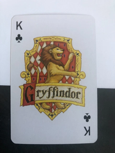 HOGWARTS GRYFFINDOR LION Harry Potter Wizard Rowling Magic Swap Playing ...
